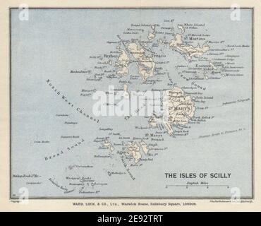 SCILLY ISLES: St Mary's Tresco Agnes St Martin's Samson. WARD LOCK ...