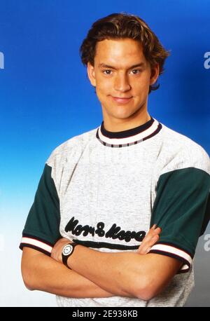 Christian Kahrmann, deutscher Schauspieler, bei einem Outdoor-Shooting ...