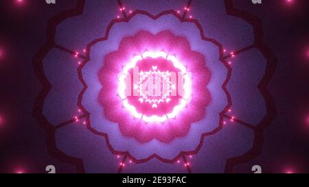 Symmetric flower shaped ornament 3d illustration Stock Photo - Alamy
