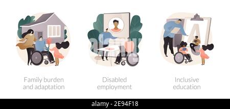 Social environment abstract concept vector illustrations Stock Vector ...