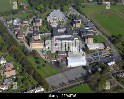 aerial view of Leeds Trinity University, West Yorkshire, UK Stock Photo ...