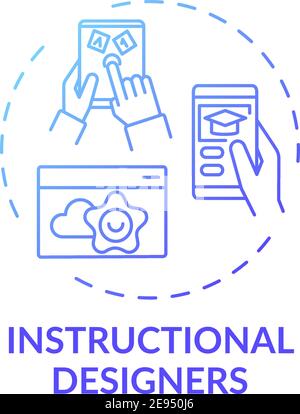 Instructional designers concept icon Stock Vector Image & Art - Alamy
