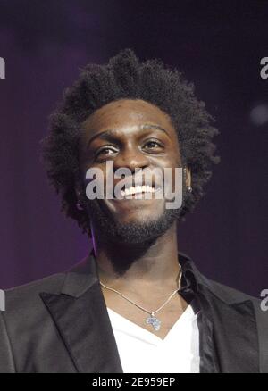 Rwanda native singer Corneille performs live on stage at 'L'Olympia' in ...