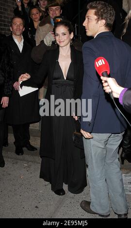 Winona Ryder arrives to the Marc Jacobs fashion show at the Seventh ...
