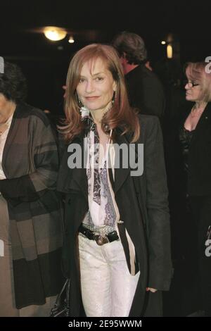 French actress Isabelle Huppert attends the Prix DiÃ¡logo 2018 awards ...