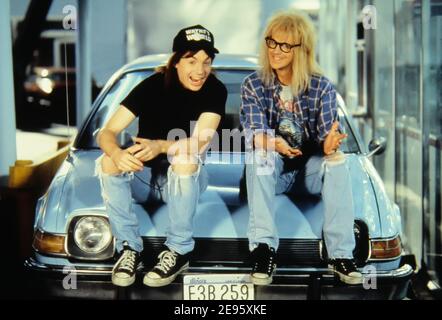 Mike Myers & Dana Carvey Film: Wayne'S World 2 (1992) Characters: Wayne Campbell & Garth Algar ...