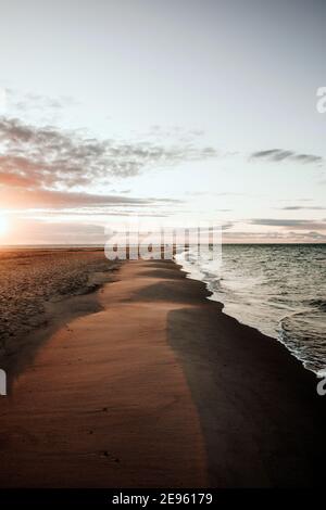 The junction of Skagerrak (North Sea) and Kattegat (Baltic Sea) near ...