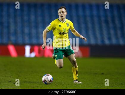 The Den, Bermondsey, London, UK. 2nd Feb, 2021. English Championship ...