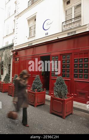 Facade of Nightclub 'Castel' 15 rue Princesse, 75006 Paris, France, on ...