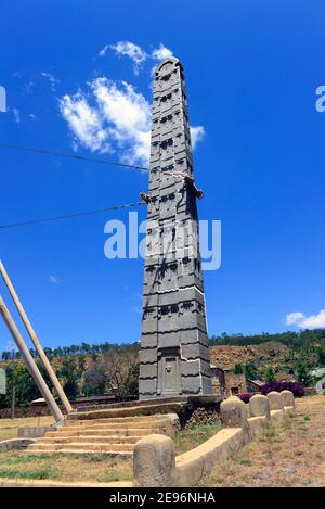 The Obelisk of Axum among other early Aksumite ruins in the ...