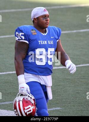 January 31, 2021 - Indiana Hoosiers defensive lineman Jovan Swann #95 ...