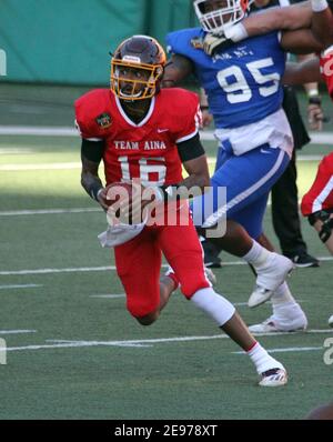 January 31, 2021 - Central Michigan Chippewas quarterback David Moore ...