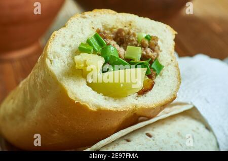 Spatlo - South African sandwich popular in all Provinces of South ...