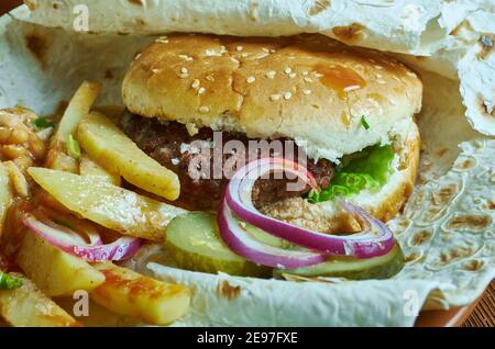 Calskrove - Swedish meal, consists of a calzone pizza that is stuffed ...