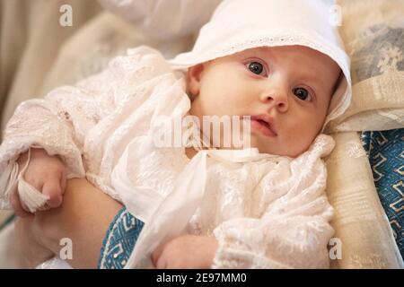 Godparents, Prince Mihai and his wife Princess Emanuela de Ghyka attend ...