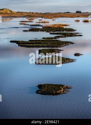 RSPB Mersehead Sand Stock Photo - Alamy