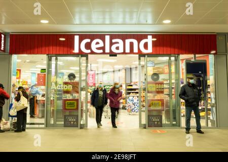 Inside Iceland supermarket, UK, London Stock Photo - Alamy