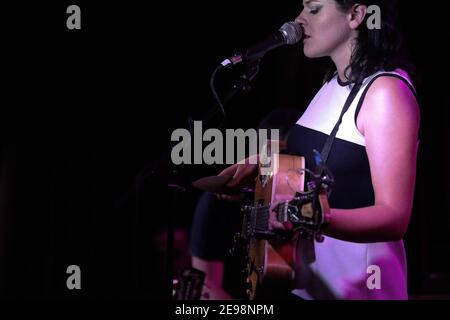 Gemma Ray performing live on stage at Borderline, London Stock Photo ...