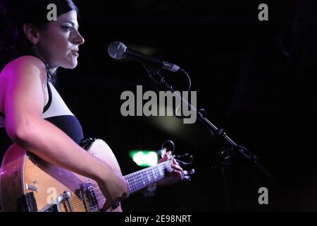 Gemma Ray performing live on stage at Borderline, London Stock Photo ...