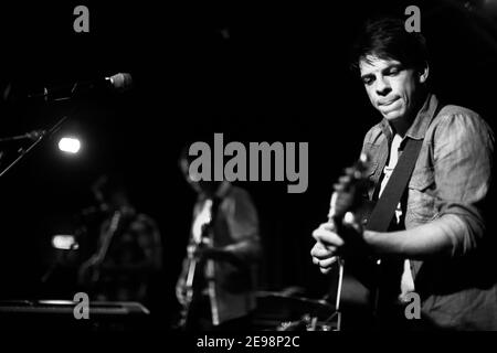 The Dunwells performing live on stage at Borderline Stock Photo - Alamy