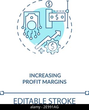 Revenue growth turquoise concept icon Stock Vector Image & Art - Alamy