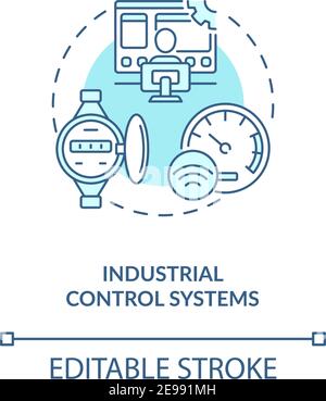 Industrial control systems concept icon Stock Vector Image & Art - Alamy
