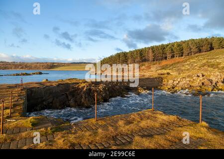 Braefoot point pier, Fife Stock Photo - Alamy