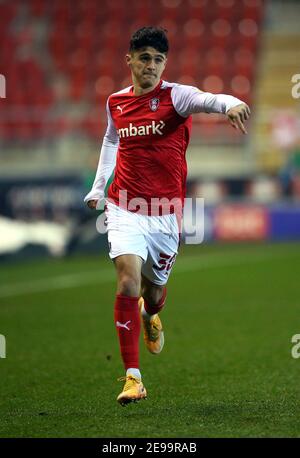 Rotherham United's Ryan Giles during the Sky Bet Championship match at ...