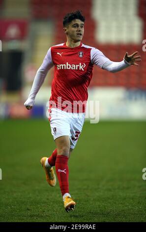 Rotherham United's Ryan Giles during the Sky Bet Championship match at ...