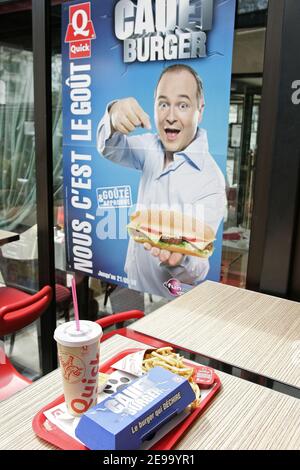 The new 'Cauet Burger' (named after French TV anchor Sebastien Cauet ...