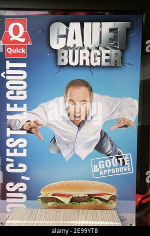 The new 'Cauet Burger' (named after French TV anchor Sebastien Cauet ...