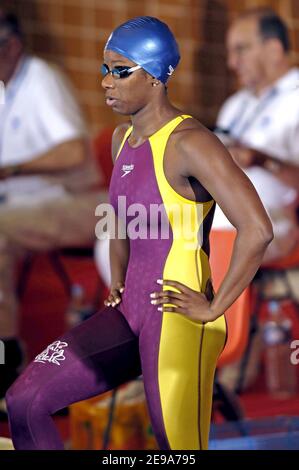 France's Malia Metella competes on women's 50 meters Butterfly heats ...