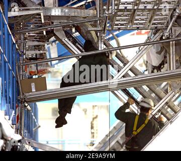 The construction site of the LHC (Large Hadron Collider), the largest ...