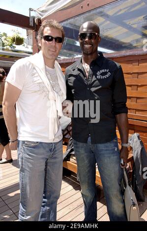 Laurent Blanc during Paris Tournament soccer match, Bordeaux vs AS Roma ...