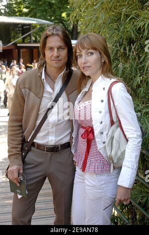 Daniel and Eva Bravo arrive at the 'Village', the VIP area of the ...