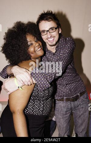 Christophe winner of the 'Nouvelle Star 2006' French channel M6 T.V ...