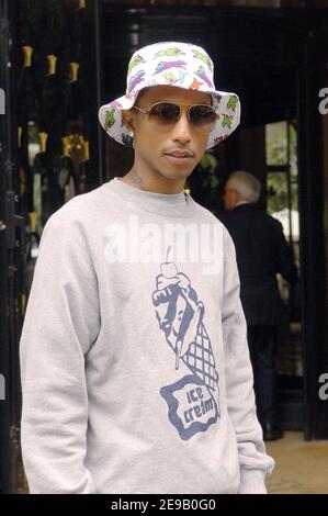Pharrell Williams poses for photographers at the photo call for the ...