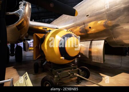 Fat Man Atomic Bomb Replica. The bomb dropped on Nagasaki, 9 August ...