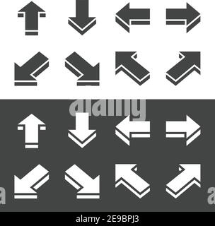 Right arrow icon. Simple glyph, flat vector of arrows icons for UI and ...
