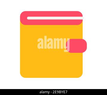 wallet income fund single isolated icon with dashed line style vector ...