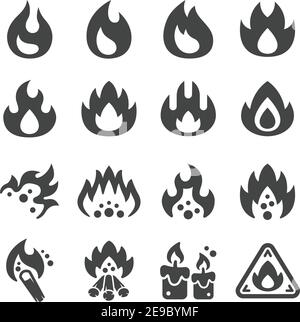 power fire glyph icon vector illustration Stock Vector Image & Art - Alamy