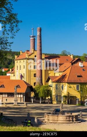 Baroque cistercian Plasy monastery, Plzen region, Czech Republic Stock ...