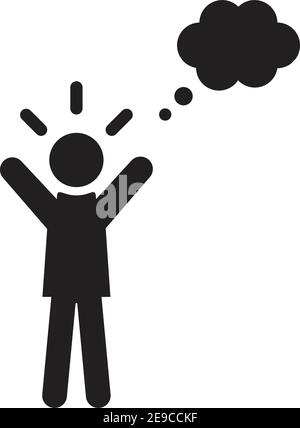 Communication icon vector male person profile avatar with speech bubble ...