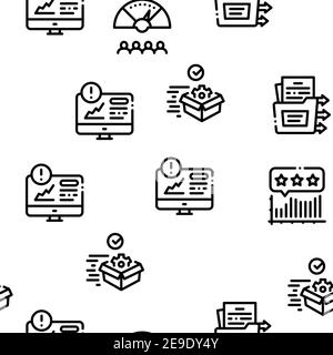 Software Testing And Analysis Seamless Pattern Vector Stock Vector ...