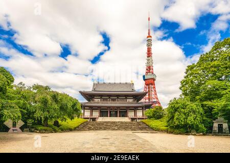 Japan - Tokyo. Shiba Park. Zojo-ji Temple Stock Photo - Alamy