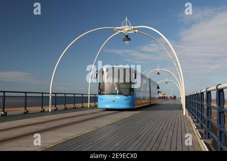 Southport Pier Grade II listed structure Merseyside England Tramway ...
