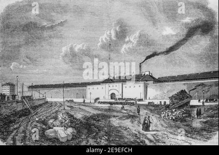 The Mazas Prison Paris France Stock Photo - Alamy
