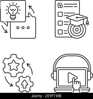 Online workshop icons set, simple style Stock Vector Image & Art - Alamy