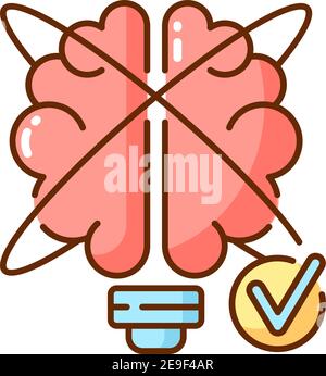 Problem solving RGB color icon Stock Vector Image & Art - Alamy