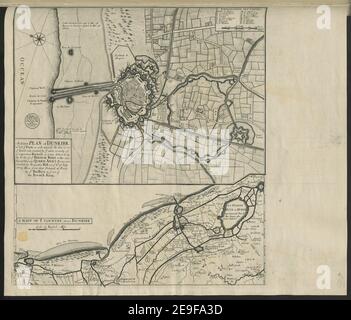 Fortress plan of Dunkirk, 1712; Plan de la Ville et Citadelle de ...